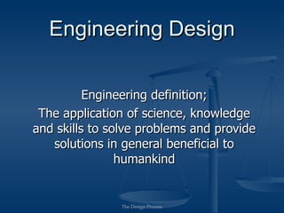 The Design Process | PPTX