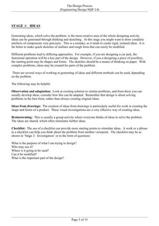 The Design Process | PDF