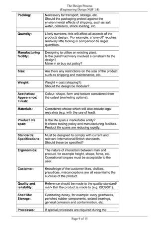 The Design Process | PDF