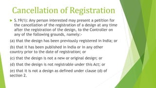 The Designs Act, 2000 | PPTX