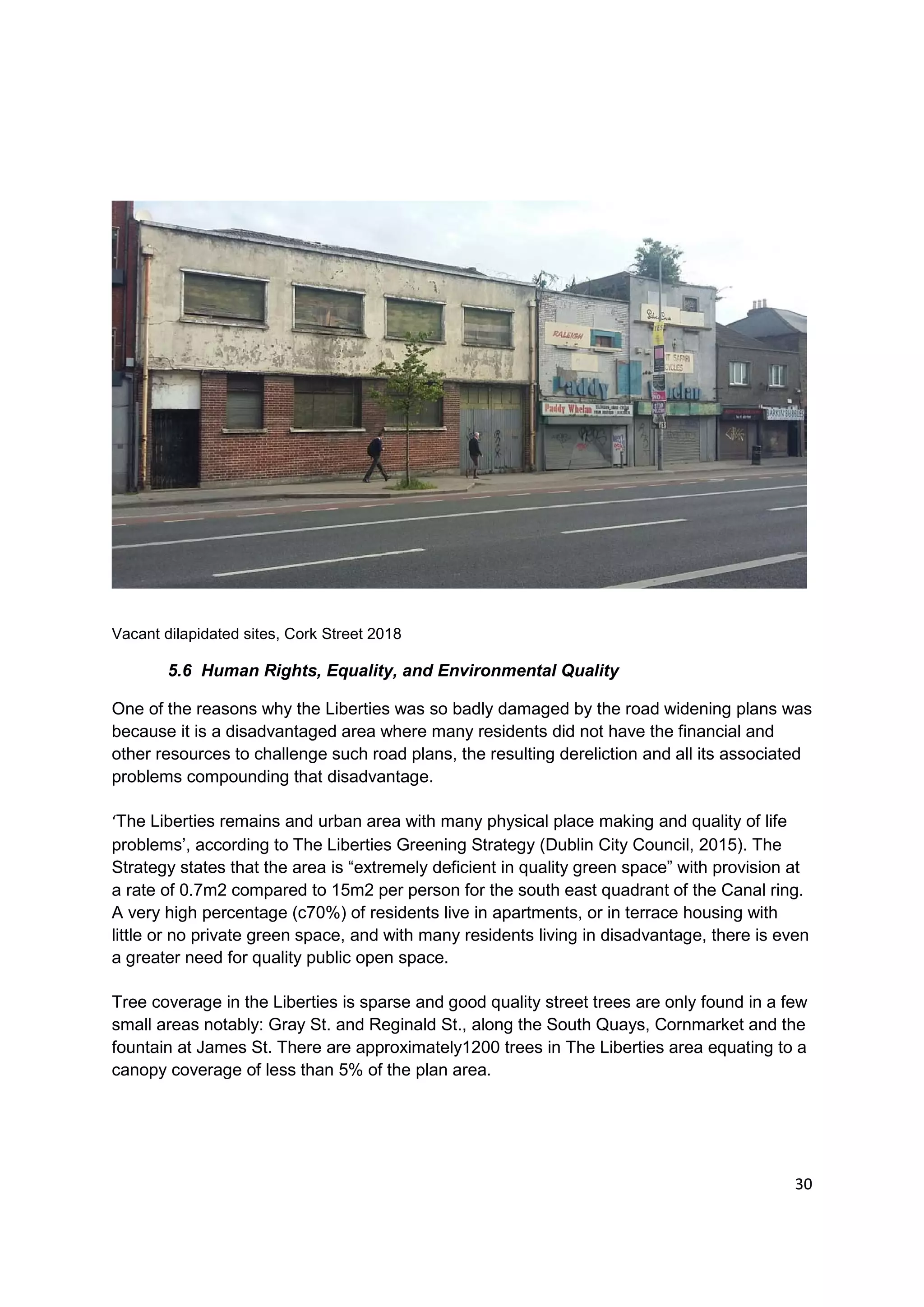The Destruction and Reconstruction of a City Street: The Cork Street ...