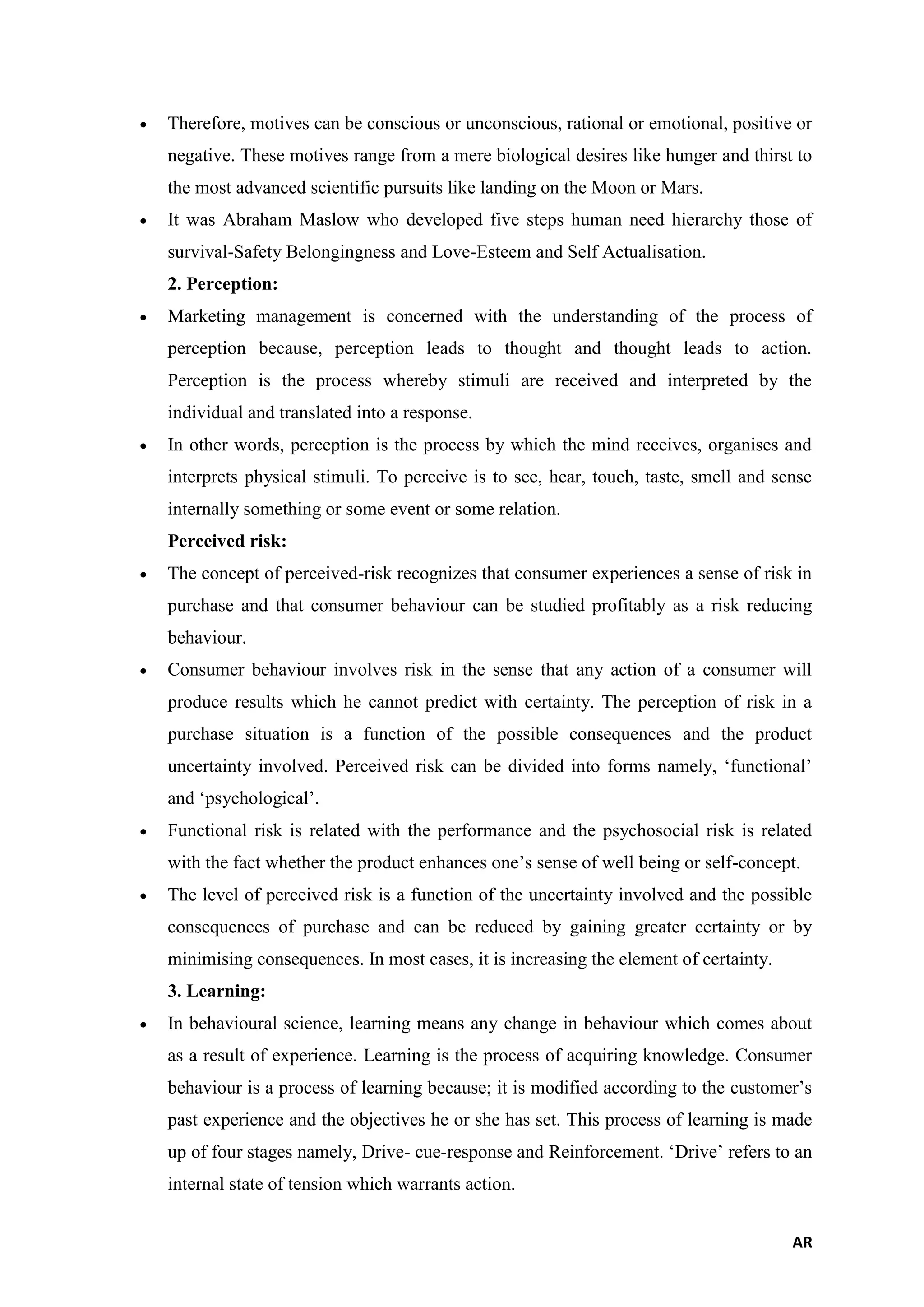 The determinants of consumer behaviour | PDF