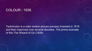The development in film history | PPTX | Computer Animation | Computer ...