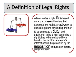 The development of children’s legal rights | PPTX