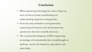 The development of DNA sequencing Technology.pptx