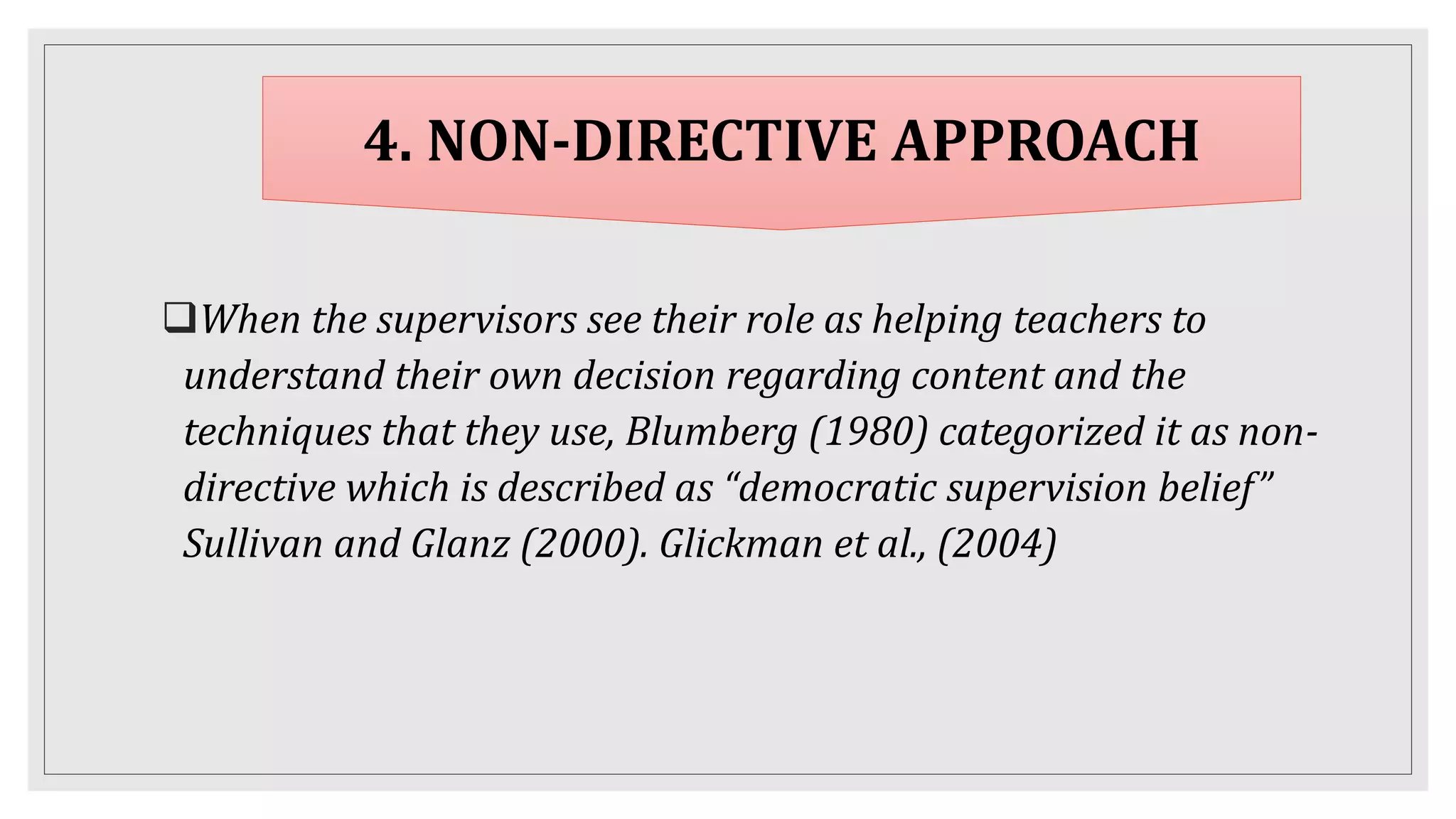The development of education beliefs, teaching and supervision | PPTX