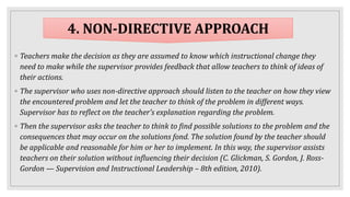 The development of education beliefs, teaching and supervision | PPTX