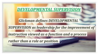 The development of education beliefs, teaching and supervision | PPTX