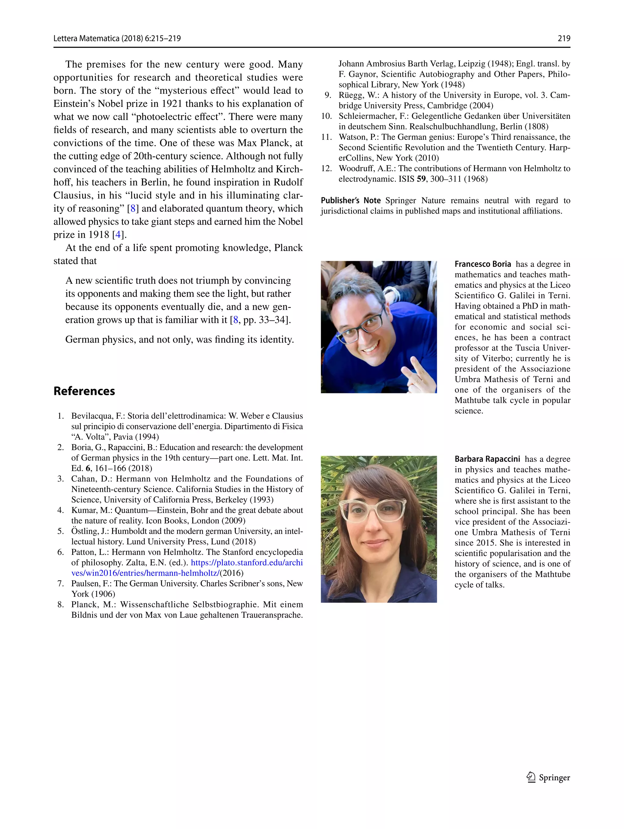 The development of german physics | PDF