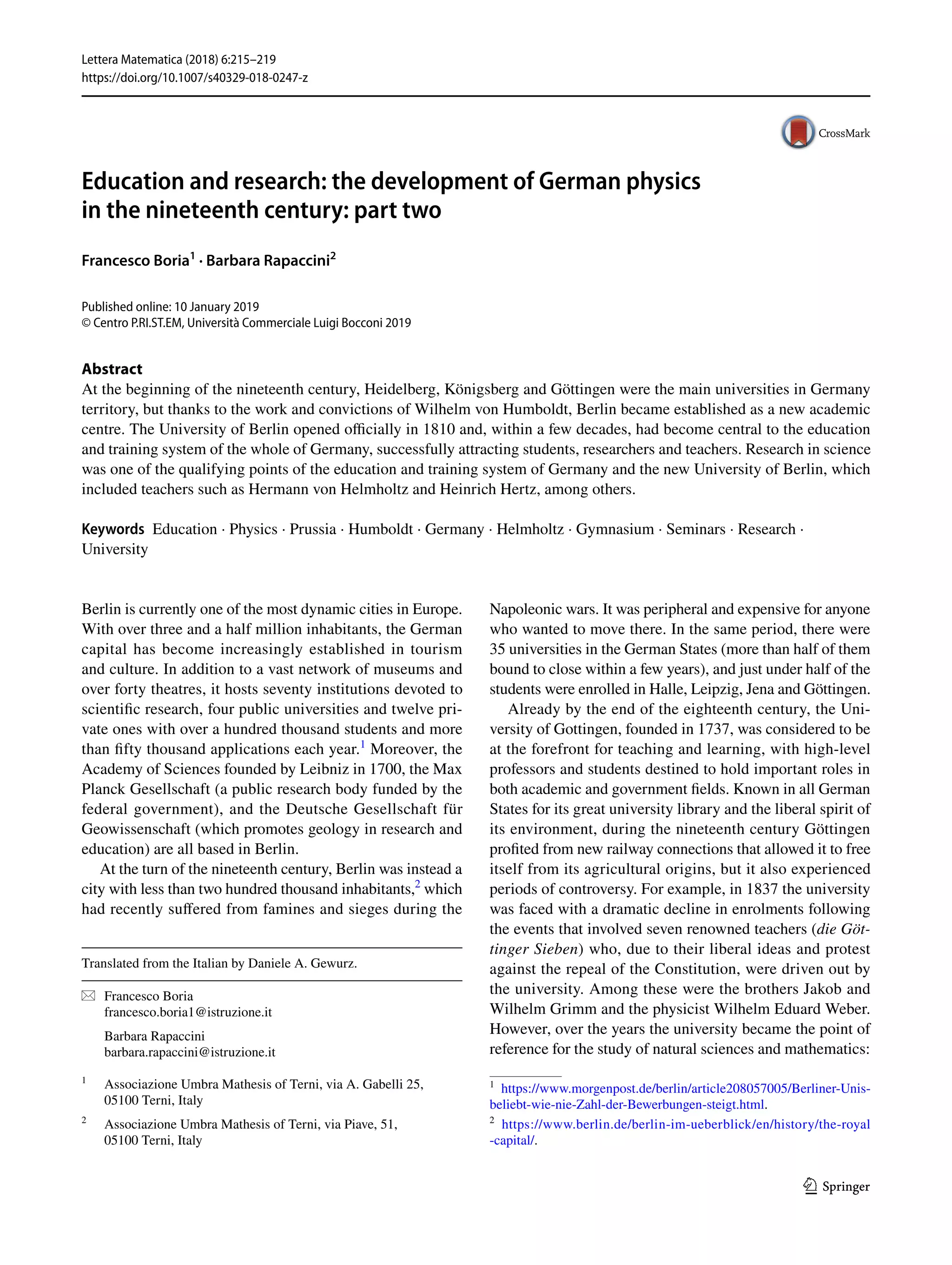 The development of german physics | PDF