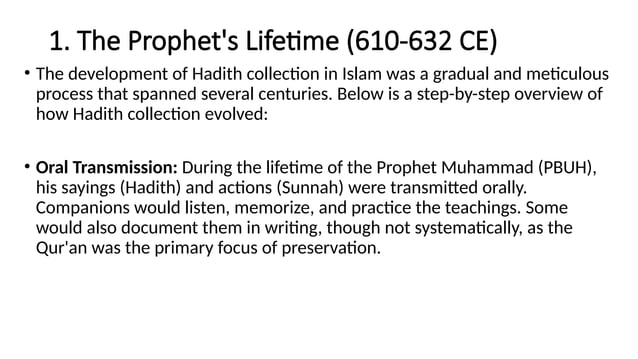 The development of Hadith collection.pptx