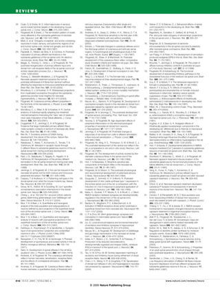 The development of nociceptive circuits | PDF