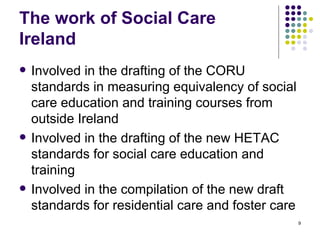 The development of social care ireland | PPT