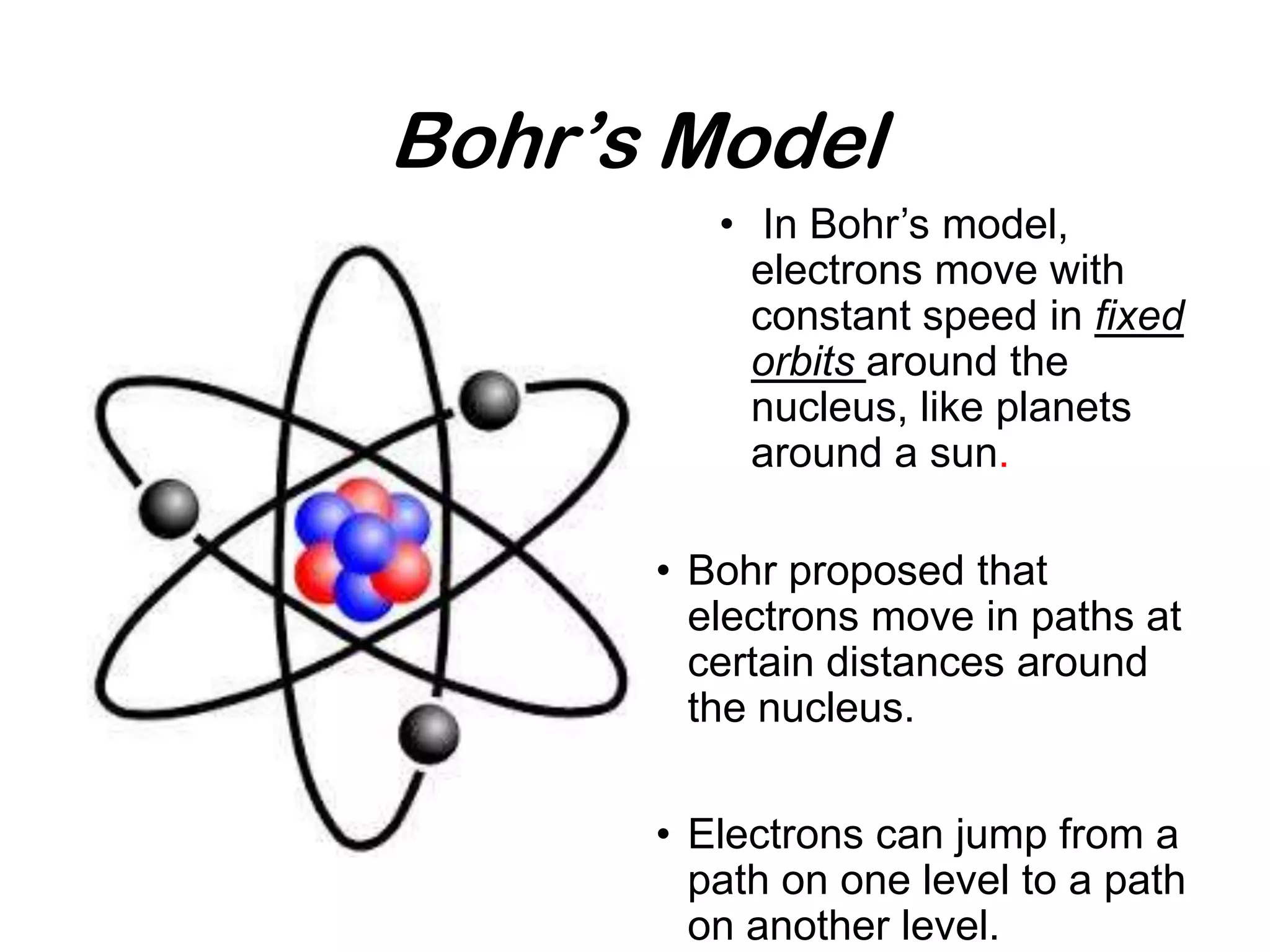 The development of the atomic theory | PPTX