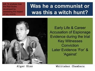 The Development of the Red Scare | PPTX