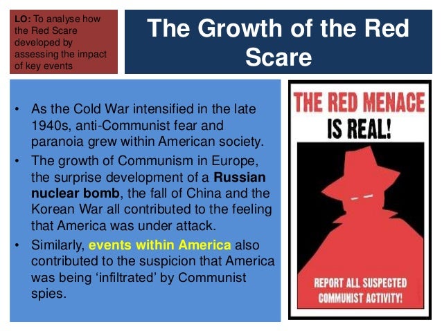 The Development of the Red Scare