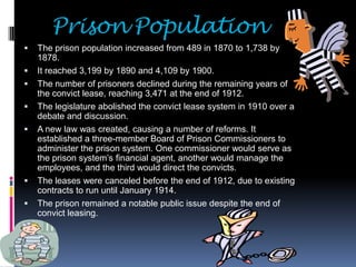 The development of the texas prison system | PPTX