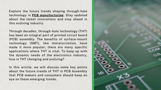 The Development of Through-Hole Technology for Printed Circuit Boards ...