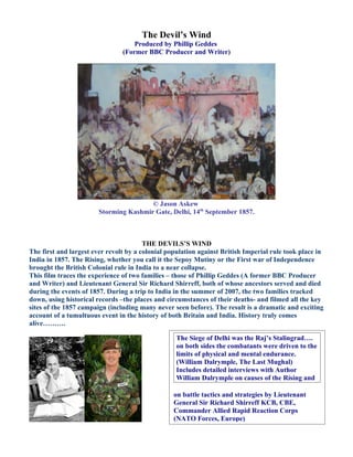 The devil medical | DOC | Death, Injury, or Military Conflict | Sensitive Topics