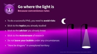 The Devil's Guide to Doing your PhD - 10 tips for despair, dismay, and ...