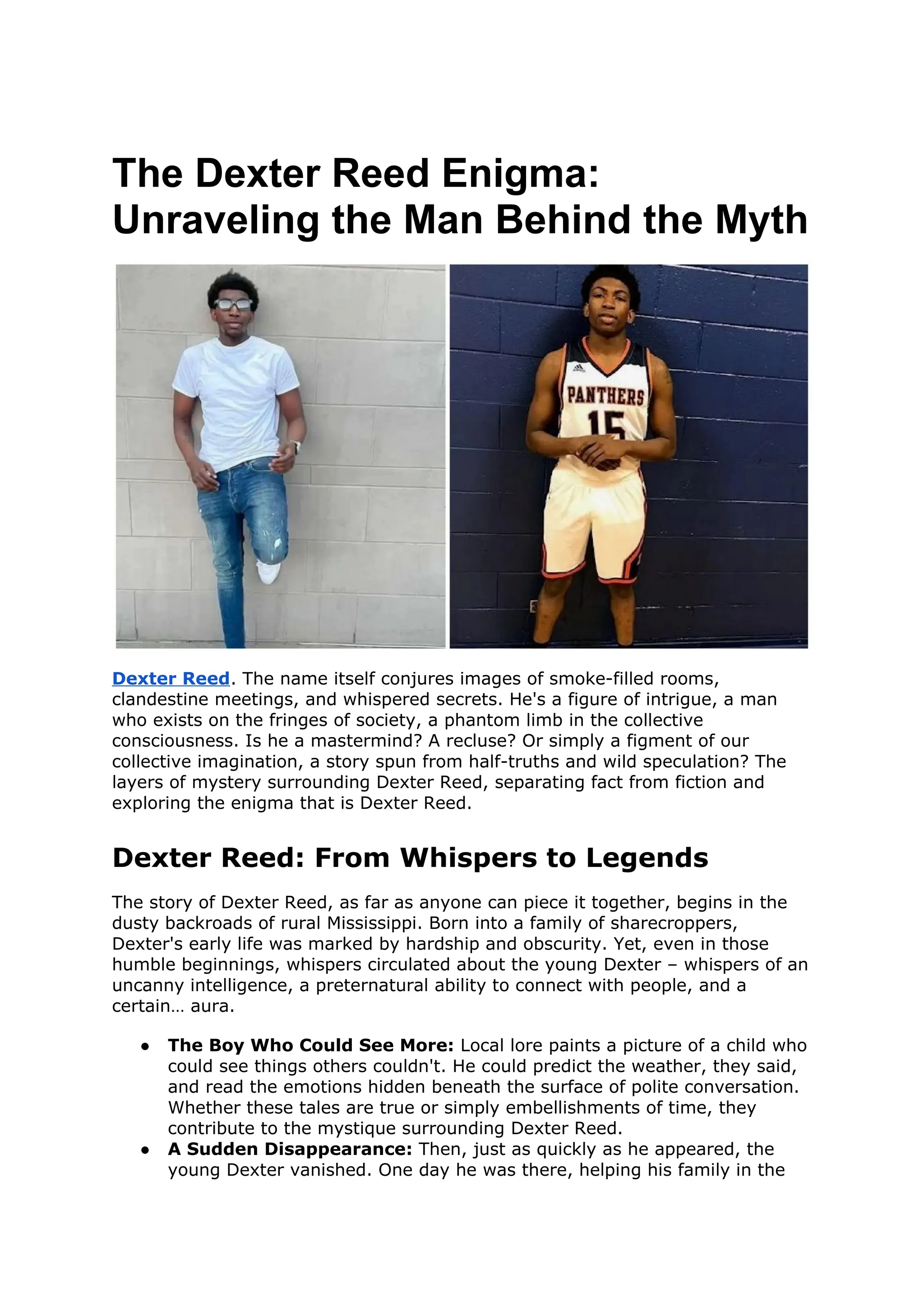 The Dexter Reed Enigma_ Unraveling the Man Behind the Myth.docx