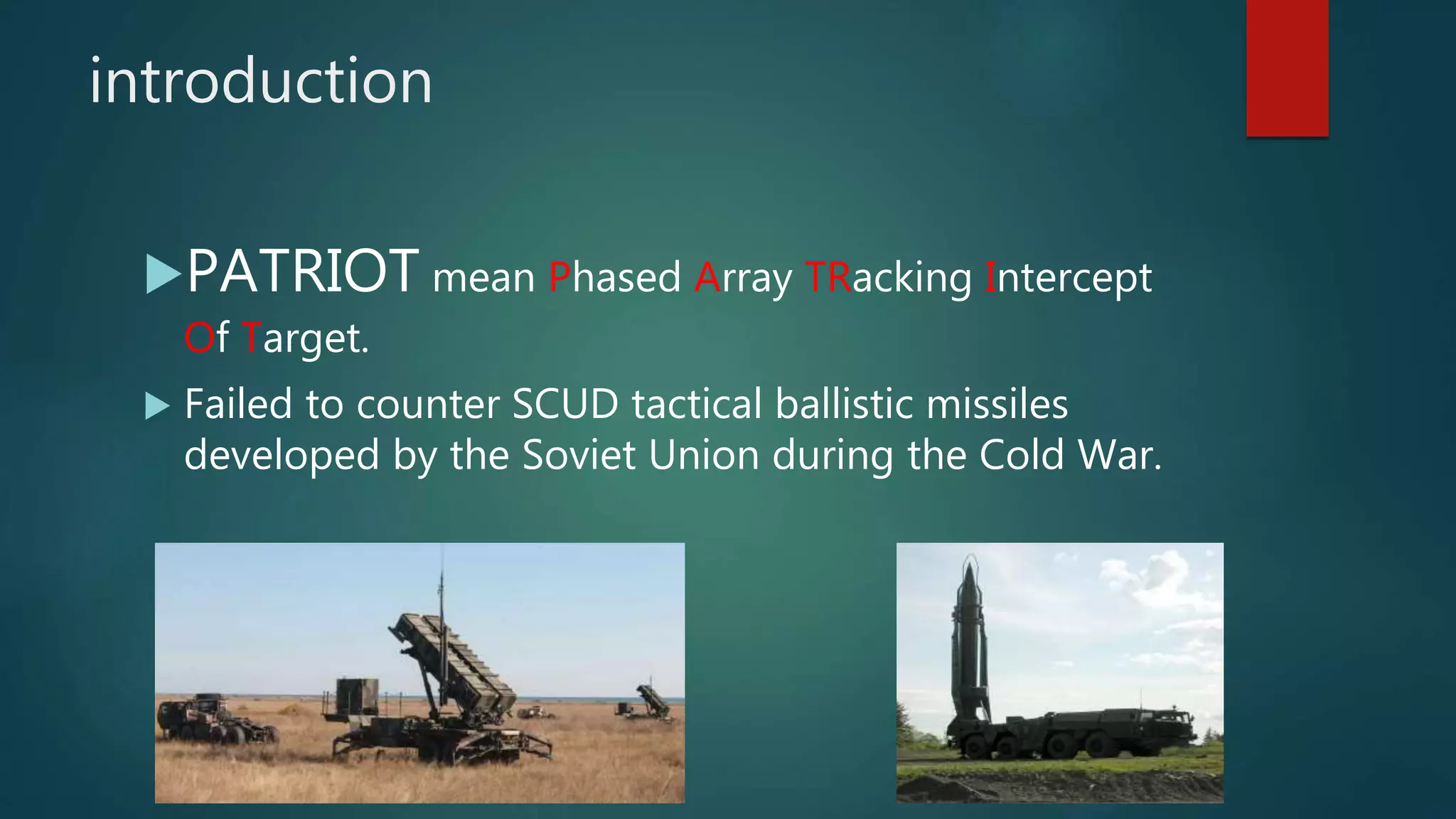 The dhahram patriot missile failure (3) | PPTX