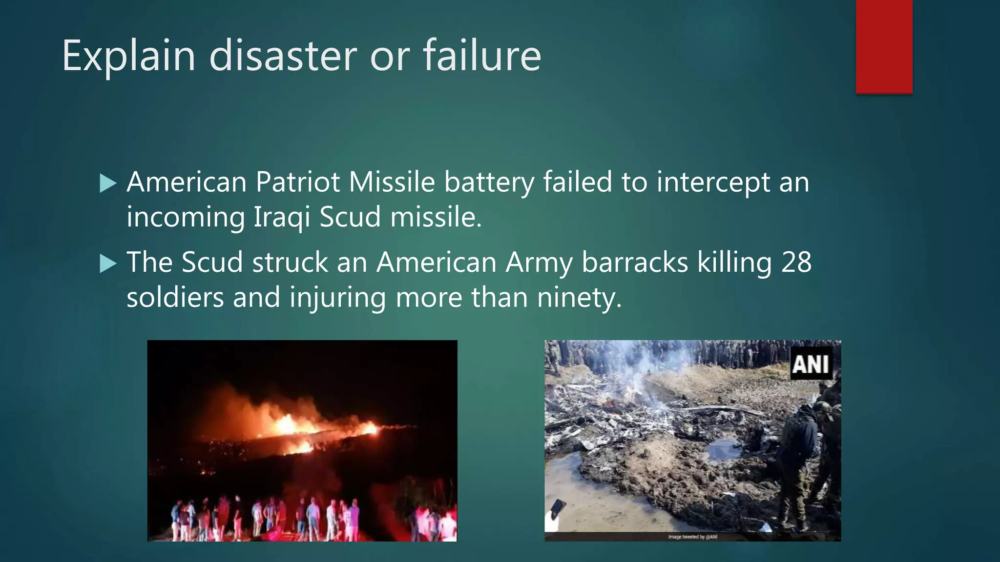 The dhahram patriot missile failure (3) | PPTX