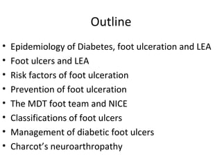 The diabetic foot | PPT