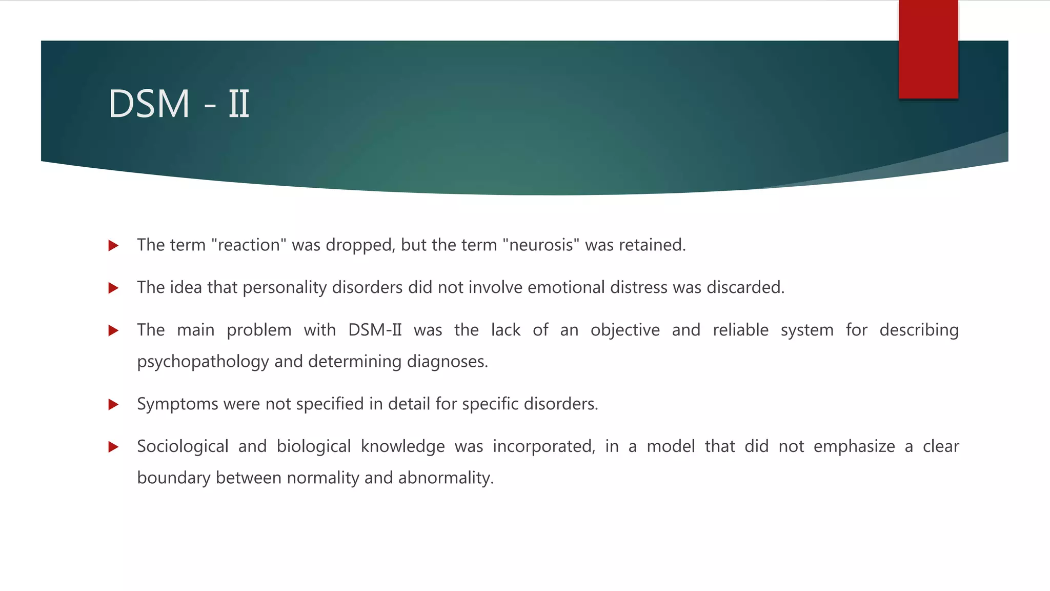 The Diagnostic and Statistical Manual of Mental Disorders (DSM) | PPTX