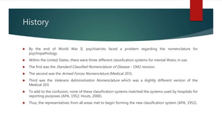 The Diagnostic and Statistical Manual of Mental Disorders (DSM) | PPT