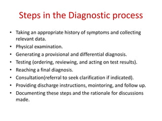 The diagnostic process | PPTX