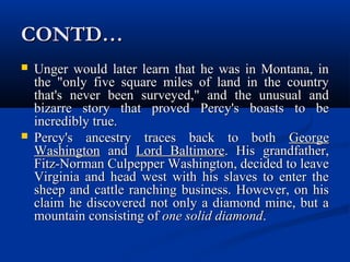 The diamond as big as the ritz | PPT
