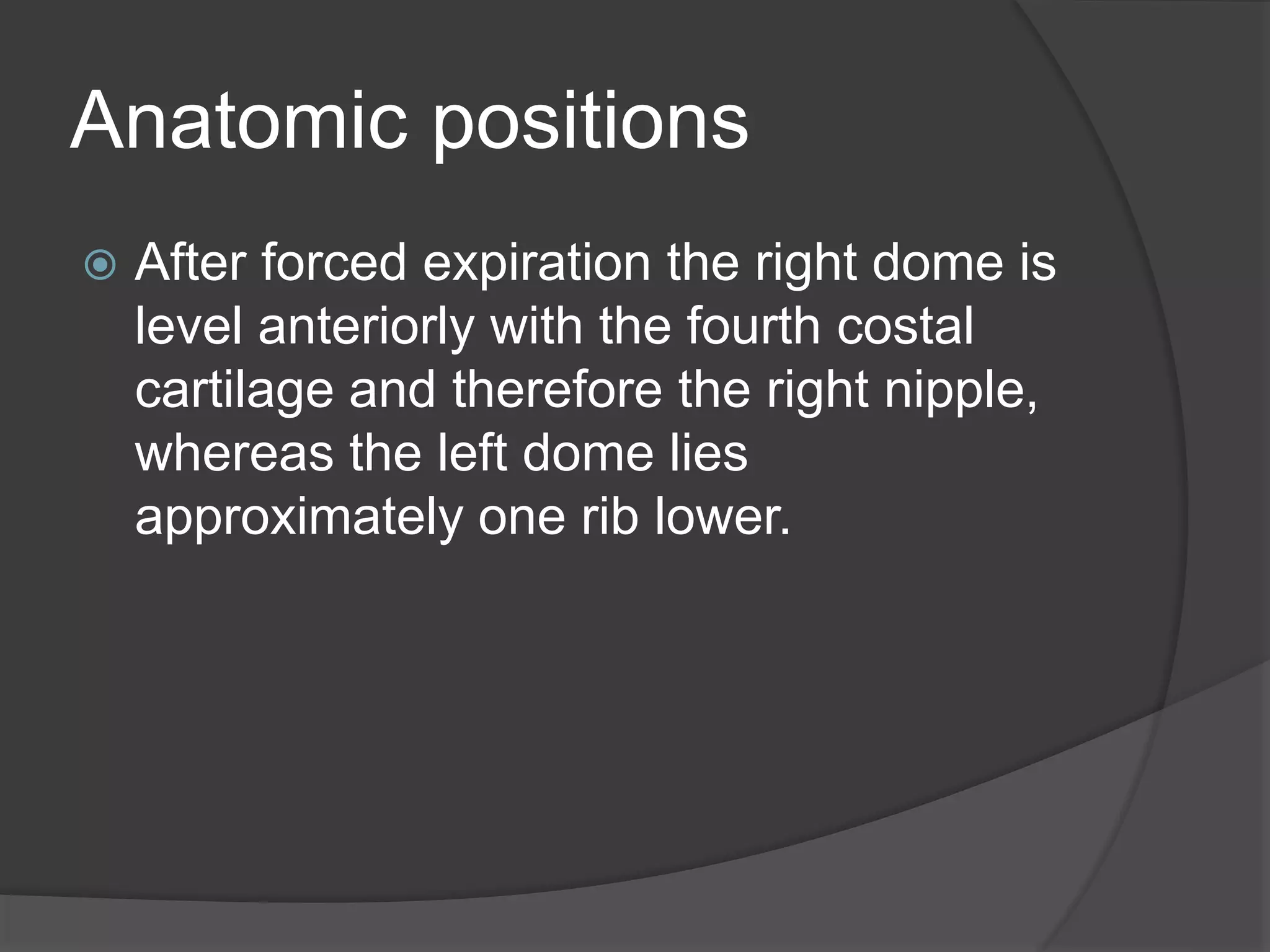 The diaphragm anatomy & embryology | PPTX