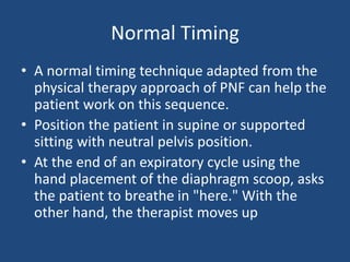 The diaphragm facilitation techniques | PPTX