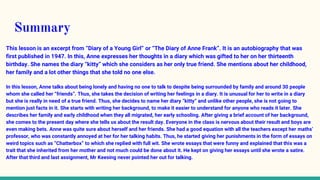 The Diary of Anne Frank | PPTX