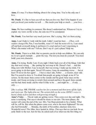 The diary of anne frank act 1 scene 4 | DOCX