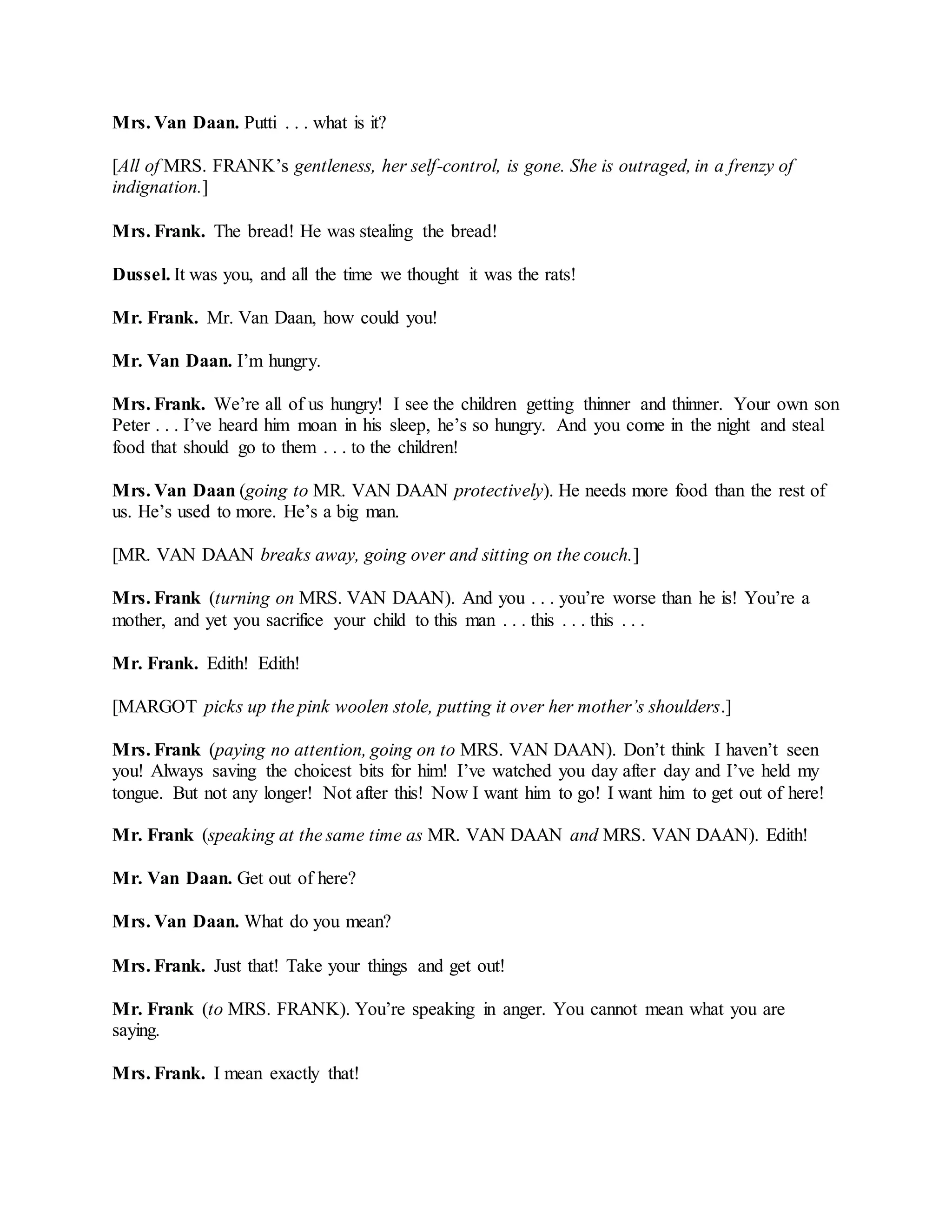 The diary of anne frank act ii scene 3 | DOCX