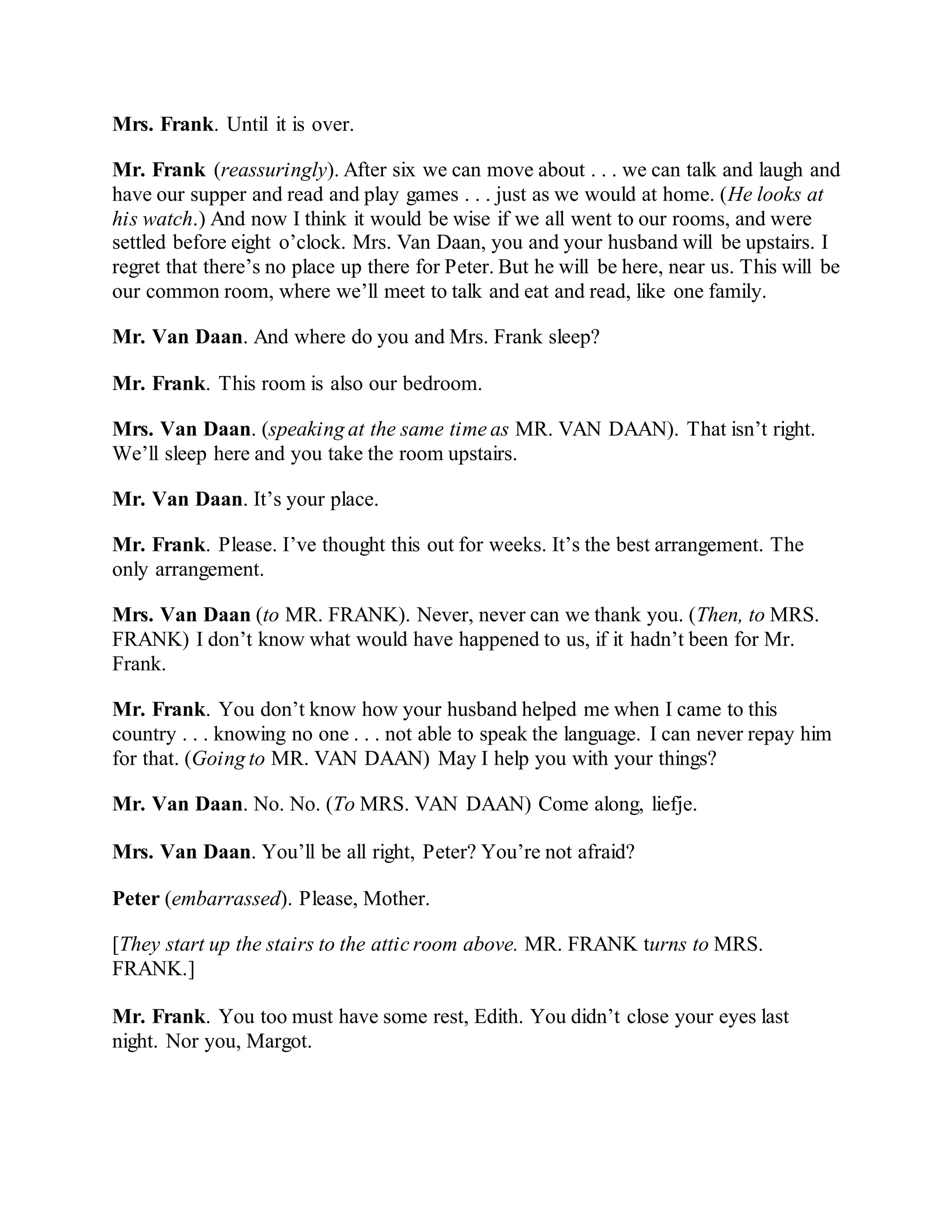 The diary of anne frank act i scenes 1 2 | DOCX