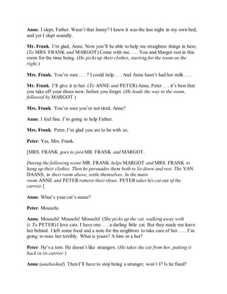 The diary of anne frank act i scenes 1 2 | DOCX