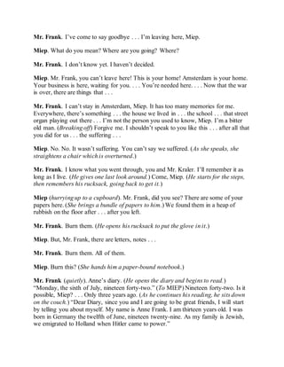 The diary of anne frank act i scenes 1 2 | DOCX