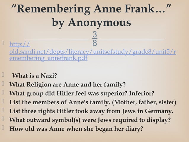 The Diary of Anne Frank PPT Week h1.pptx