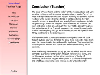 The Diary Of Anne Frank Webquest | PPT | Homework and Study | Education