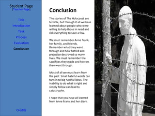 The Diary Of Anne Frank Webquest | PPT