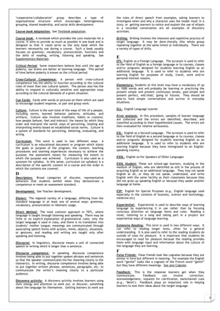 The Dictionary of Language Learning Vocabulary.docx