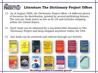 The Dictionary Project - Introduction | PPTX