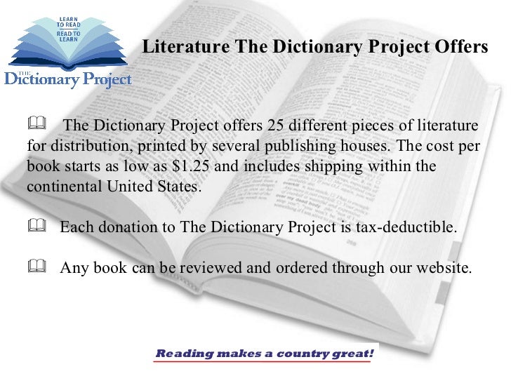 The Dictionary Project