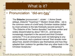 The Didache | PPT