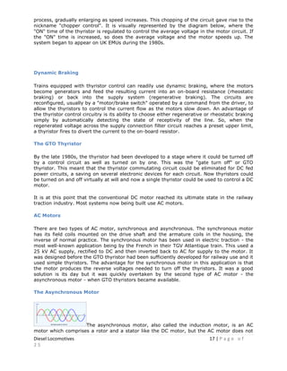 The diesel locomotive | DOCX