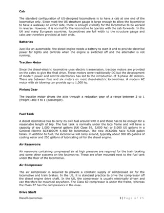 The diesel locomotive | DOCX