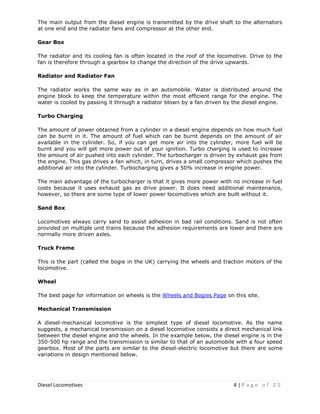 The diesel locomotive | DOCX